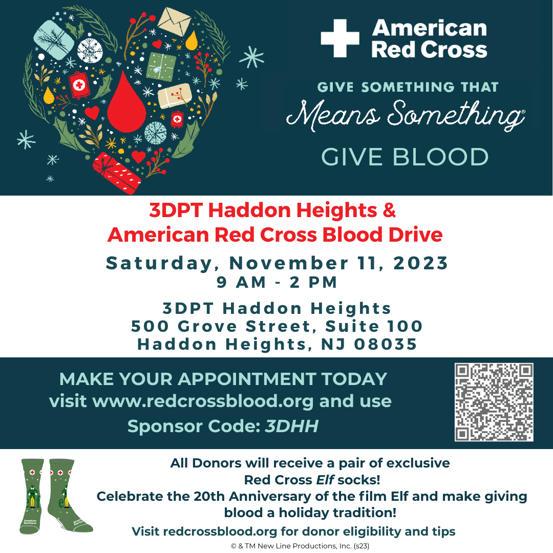 3DPT Haddon Heights & American Red Cross Blood Drive