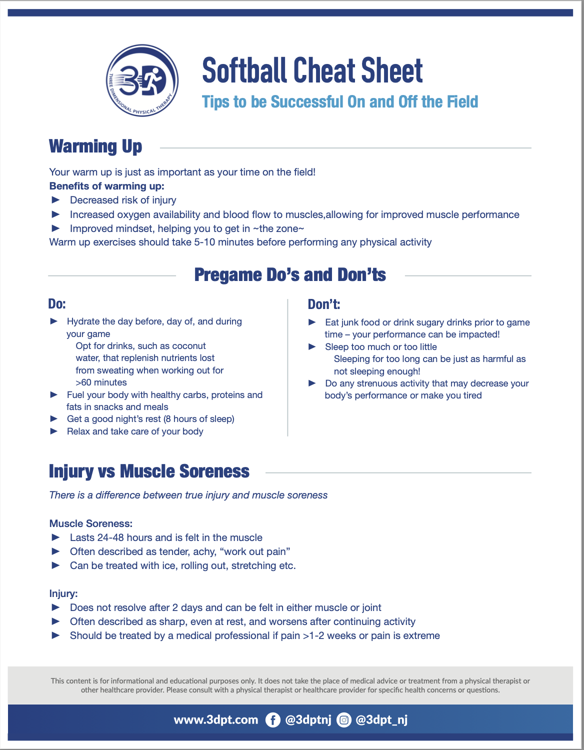 Downloadable Resources - 3 Dimensional Physical Therapy