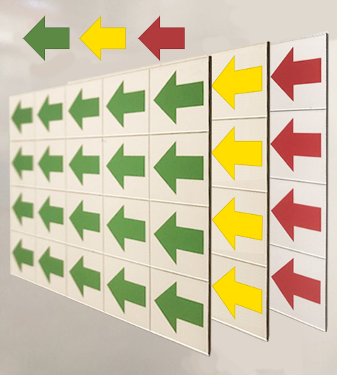 Magnetic Hanging Binder Rings - All Dry Erase