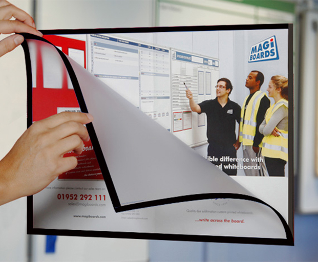 Magnetic Hanging Binder Rings - All Dry Erase