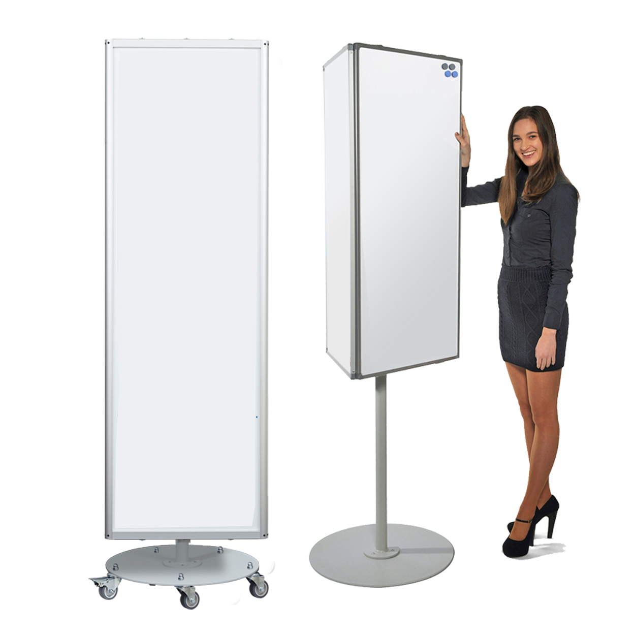 Mobile A3 Problem solving whiteboard - All Dry Erase