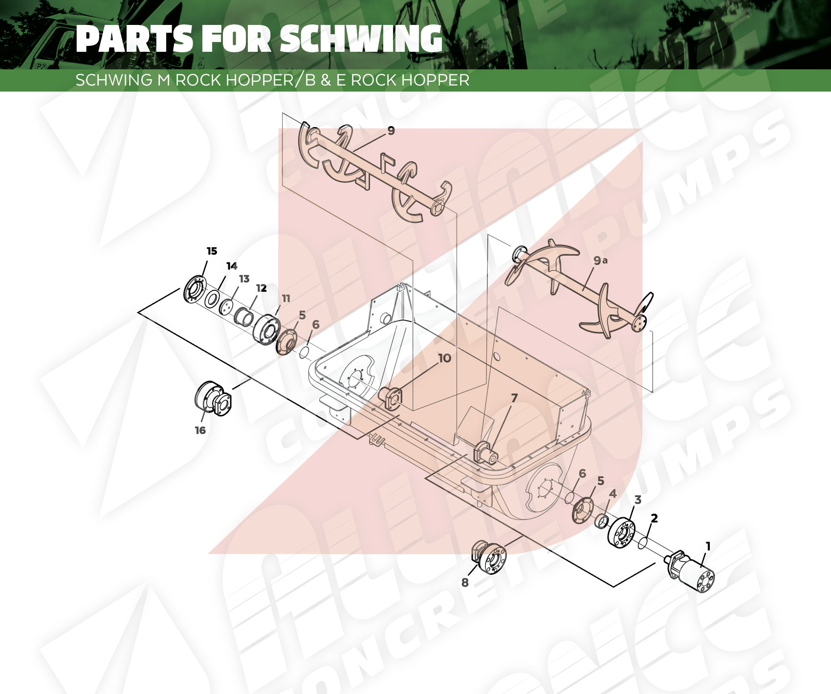 M/B/E Rock Hopper - Alliance Concrete Pumps Online Store