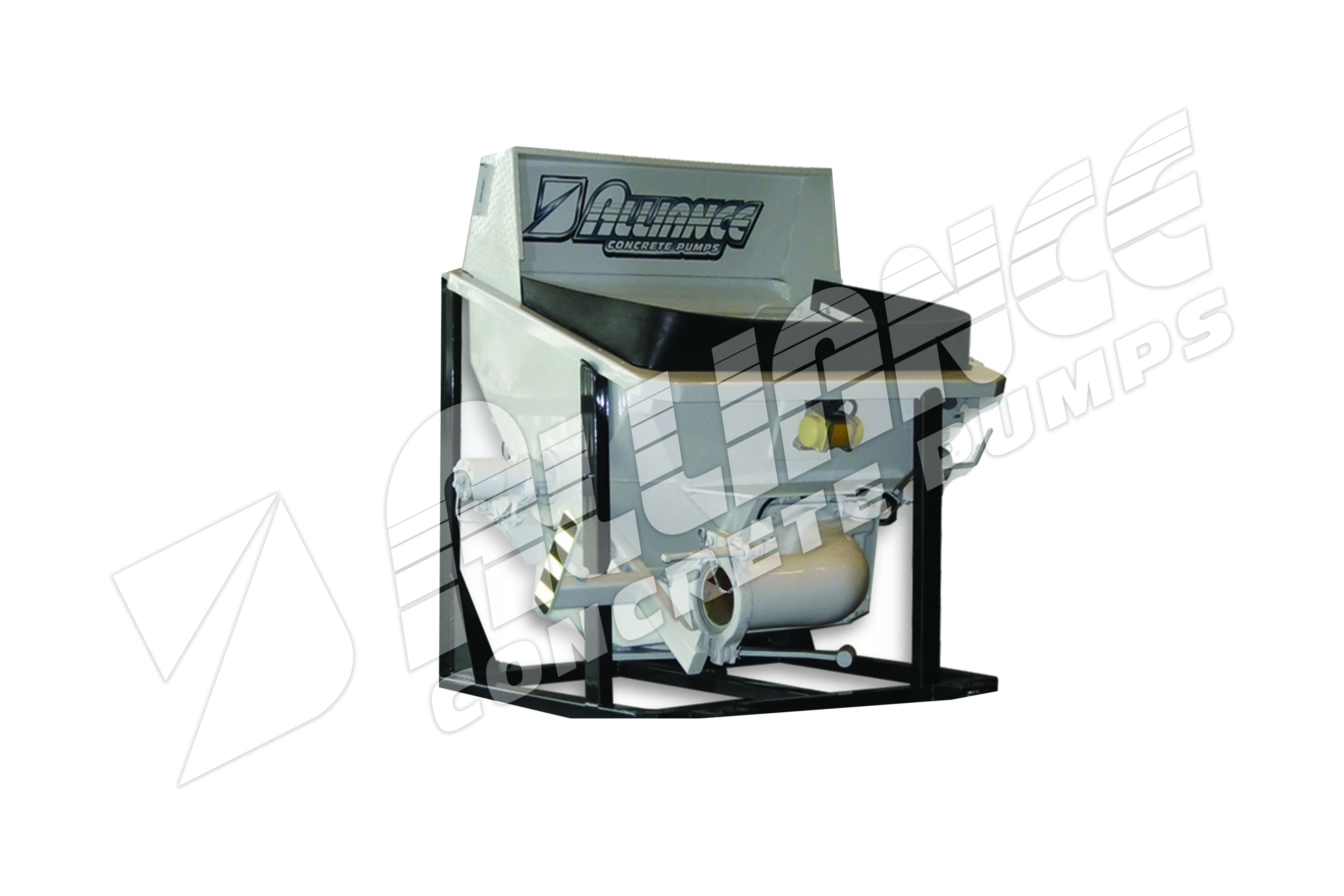 Complete Big Mouth Hopper Assembly - Alliance Concrete Pumps Online Store