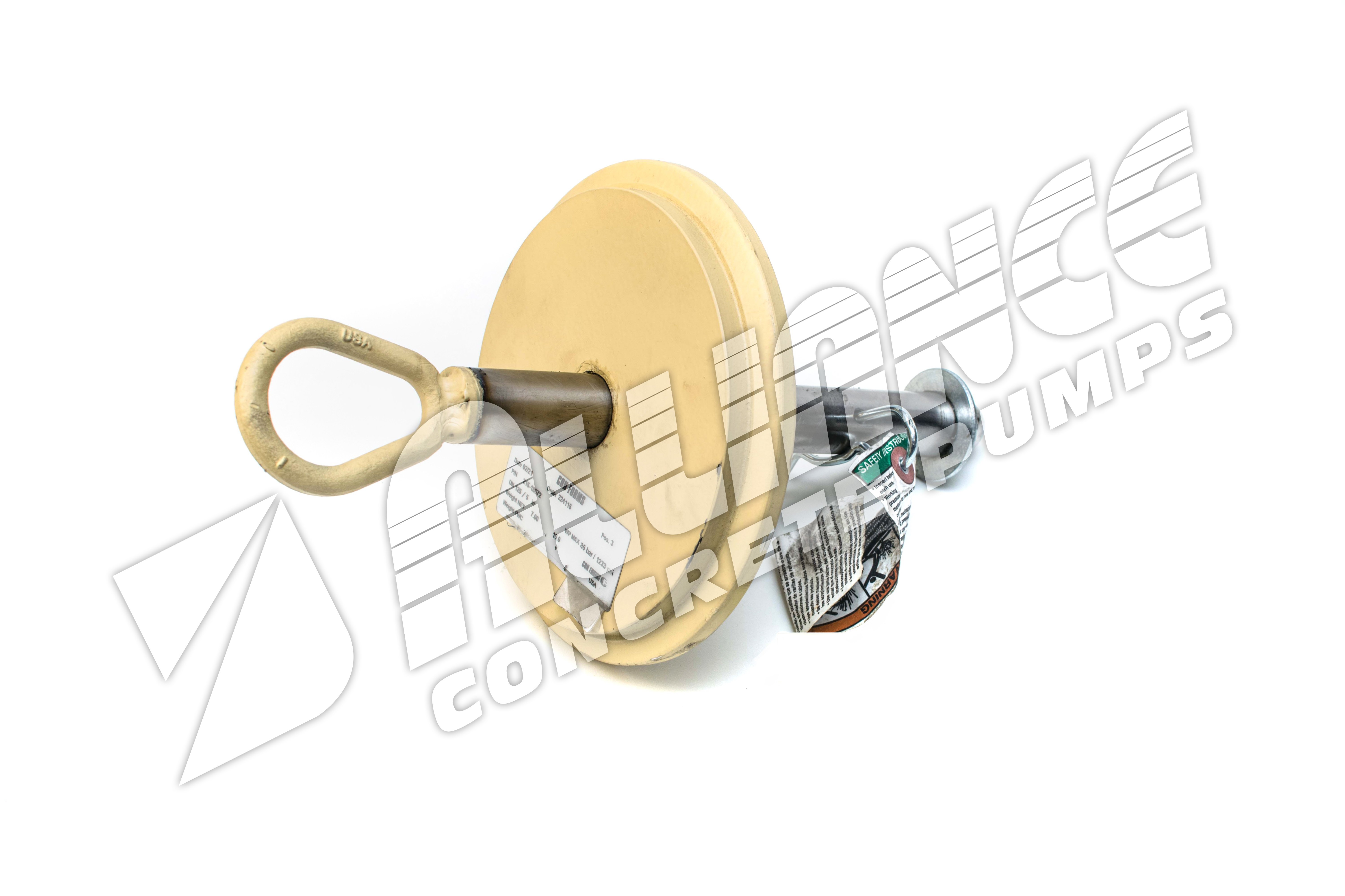 Ball Catcher w/Cap for Priming Port, Conforms - Alliance Concrete Pumps ...