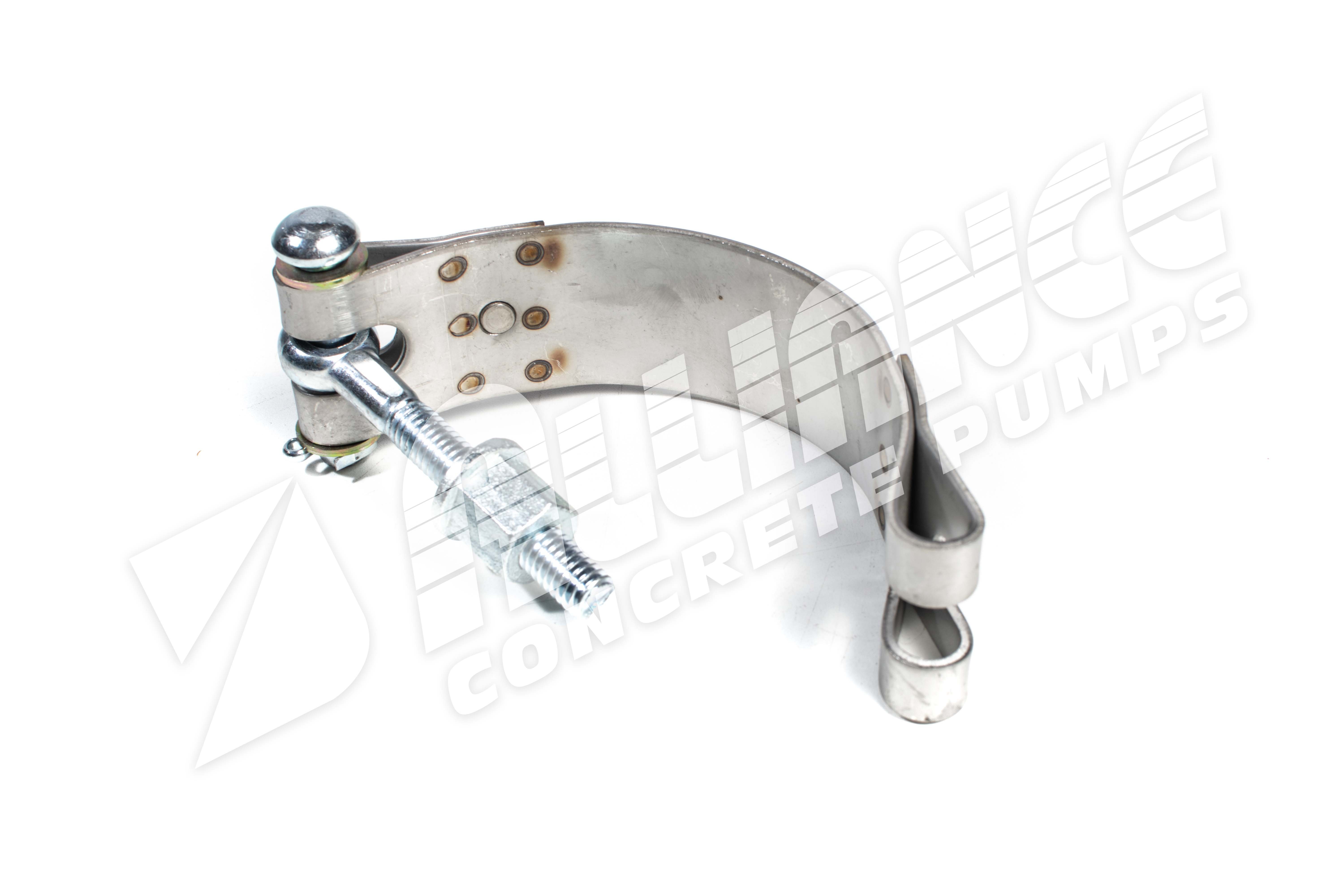 5” Metric Strap Clamp w/ Bolts - Alliance Concrete Pumps Online Store
