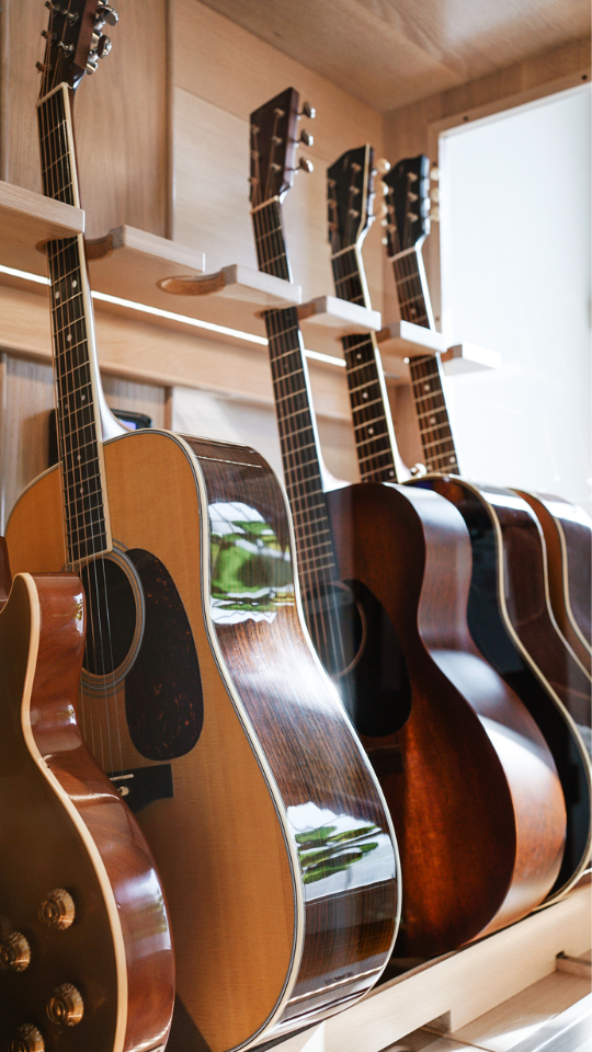Our Flagship Guitar Display Case - American Music Furniture
