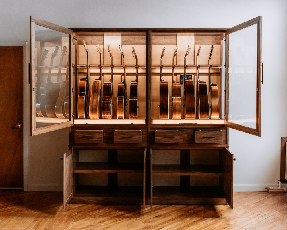 Guitar Display Cases - American Music Furniture
