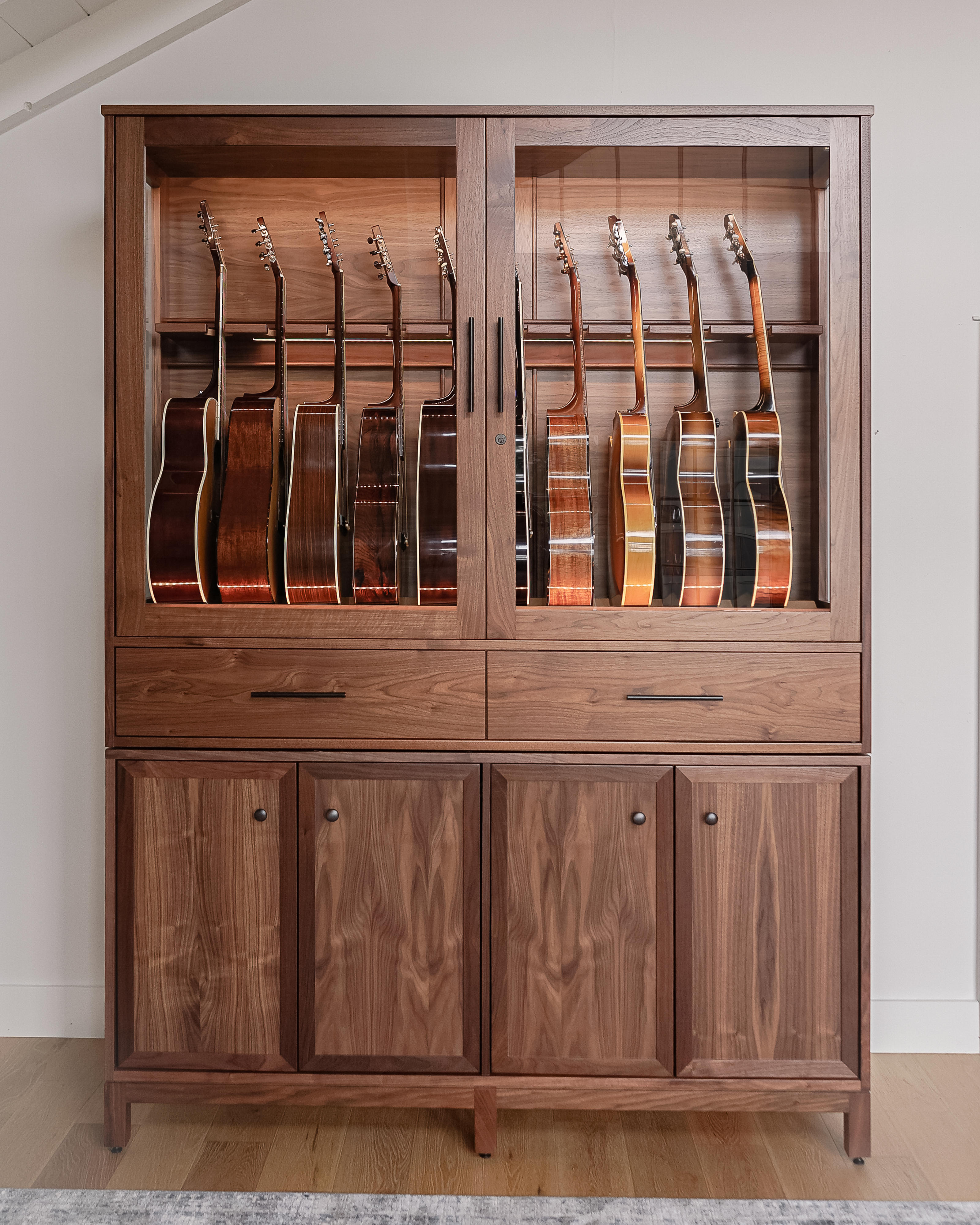 Large Guitar Estate® | Humidified Guitar Storage Cabinet