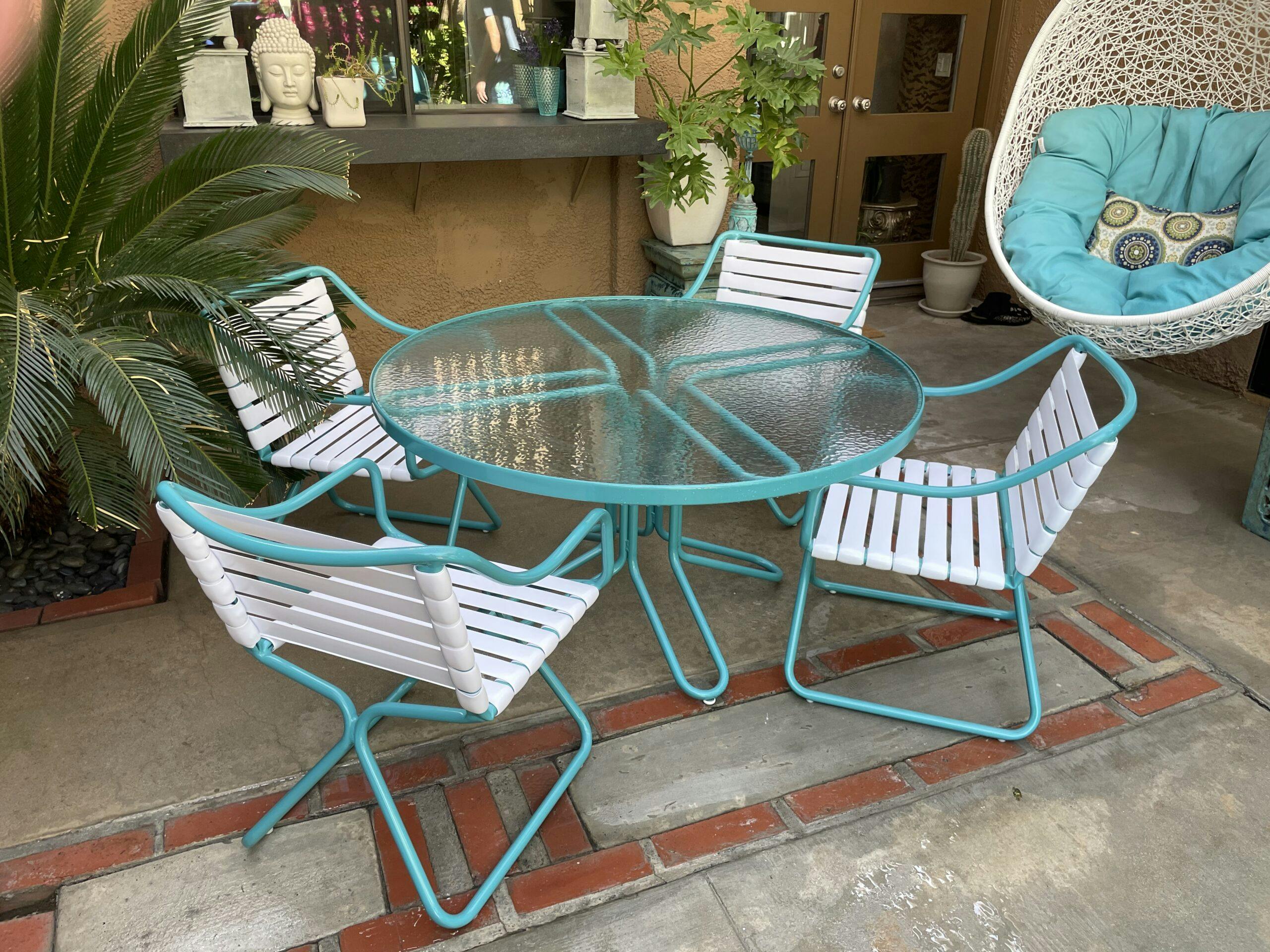 How To Paint Powder Coated Patio Furniture at William Bittle blog