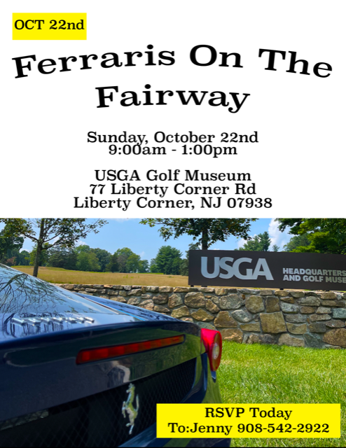Upcoming Events – Ferrari Club of America – Penn-Jersey Region