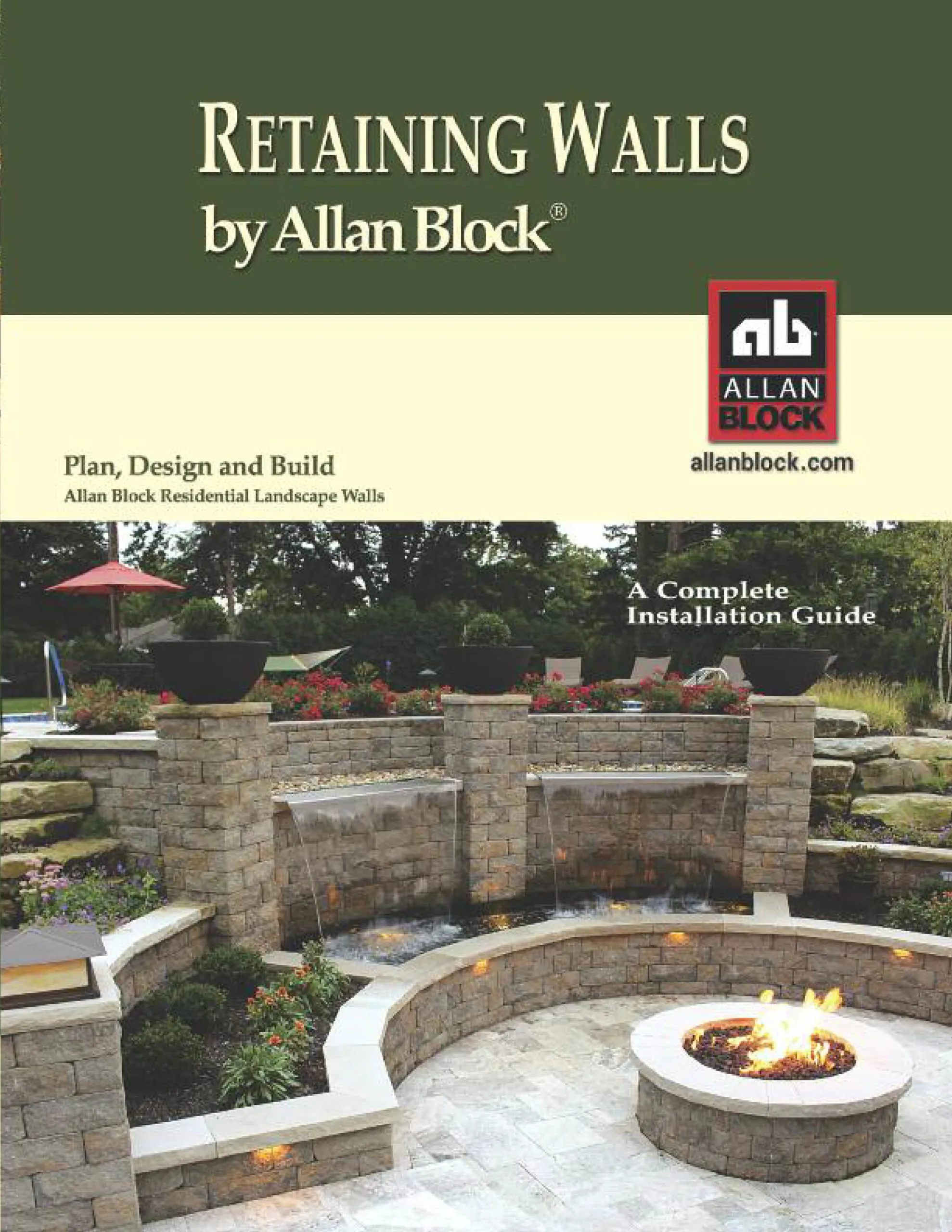 Allan Block Walls & Fence - Fizzano Brothers Concrete Products