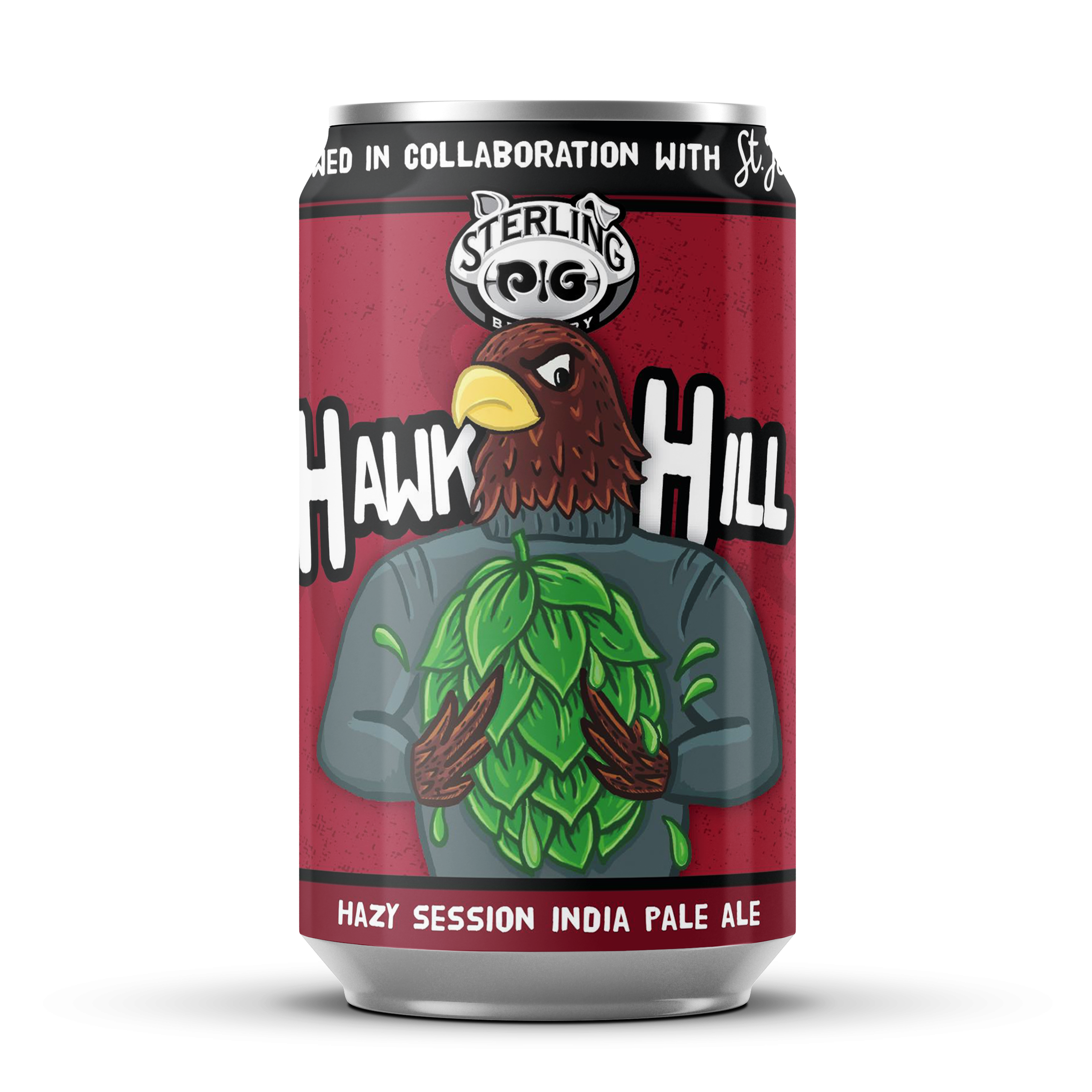 Hawk Hill Hazy Session IPA - A collaboration w/ St. Joe's University ...