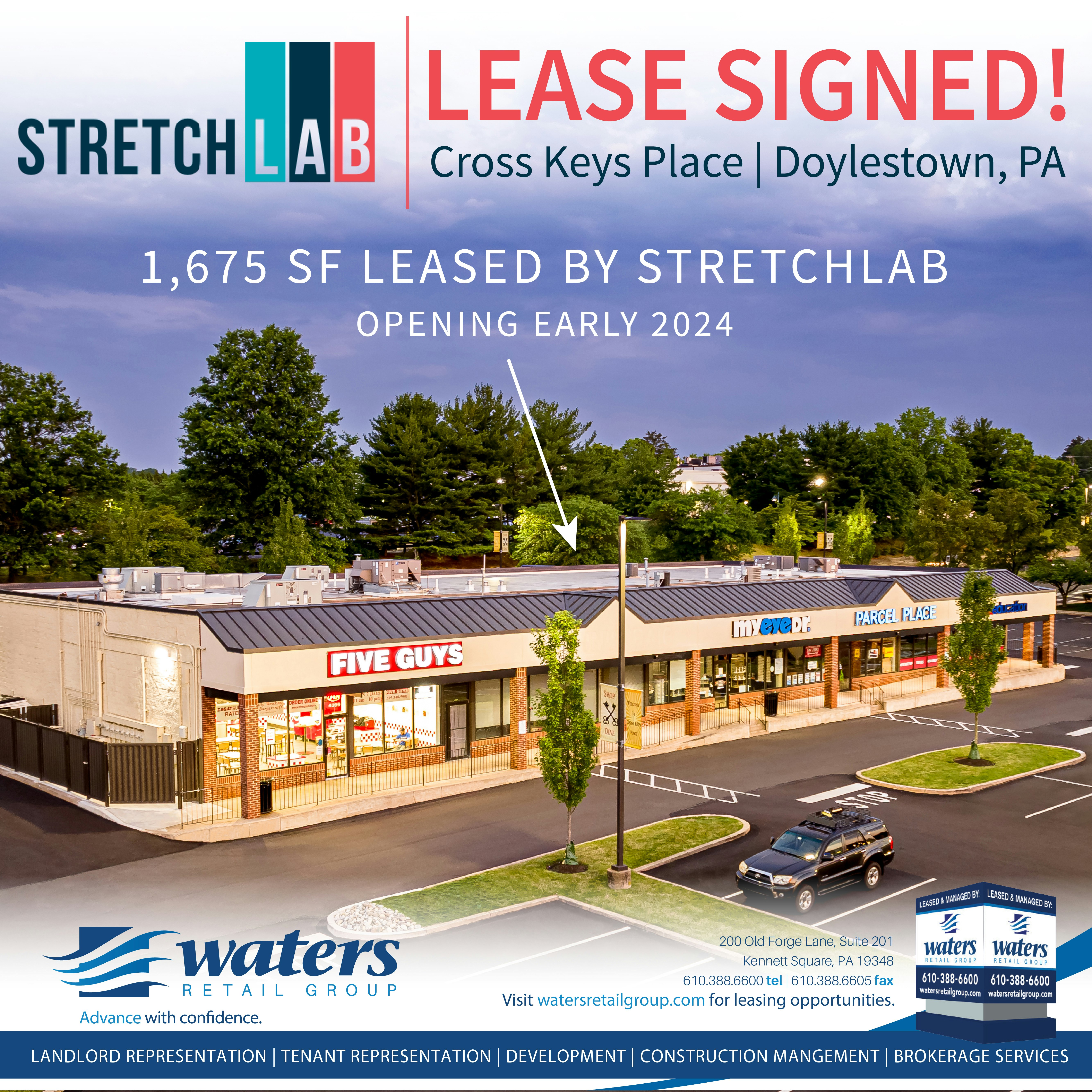 Stretch Lab signs lease for 1,675 sf in Cross Keys Place in Doylestown ...