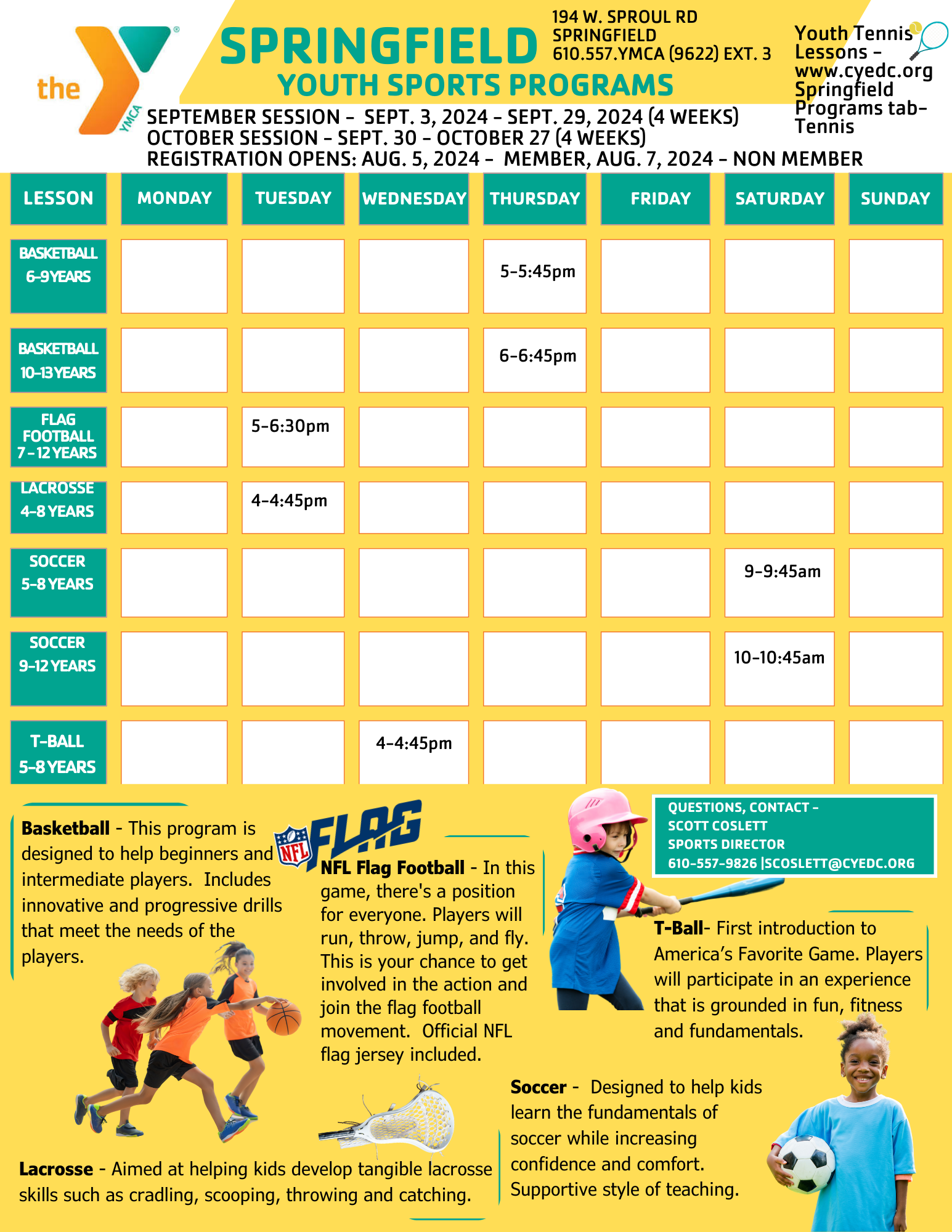 Youth Programs - Community YMCA