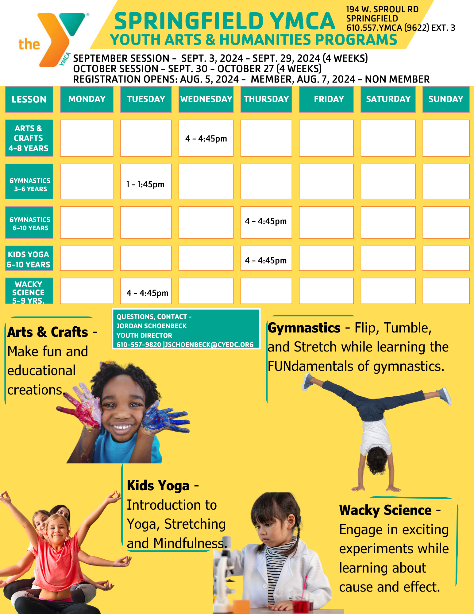 Youth Programs - Community YMCA